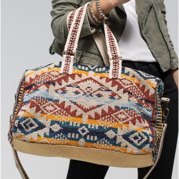 Bags | 47 New Bohemian Aztec Duffle Travel Weekender Vacation Handmade ...